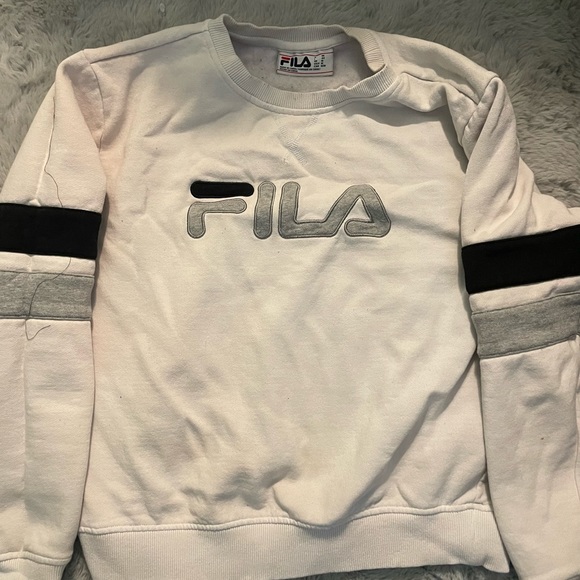 Tops | Sups Cute White Cru Neck | Poshmark